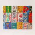 United States License Plates Art America Jigsaw Puzzle | Zazzle