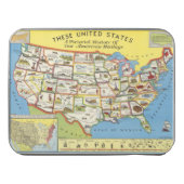 United States Map - American Heritage Jigsaw Puzzle | Zazzle