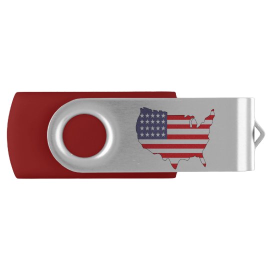 United States Map Flash Drive | Zazzle.com
