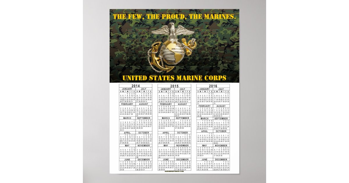 UNITED STATES MARINES POSTER | Zazzle