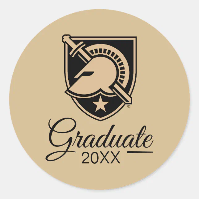 United States Military Academy Logo Classic Round Sticker | Zazzle
