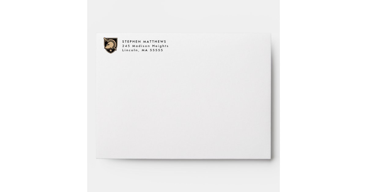 United States Military Academy Logo Envelope | Zazzle
