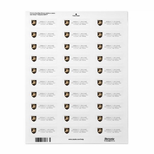 United States Military Academy Logo Label | Zazzle