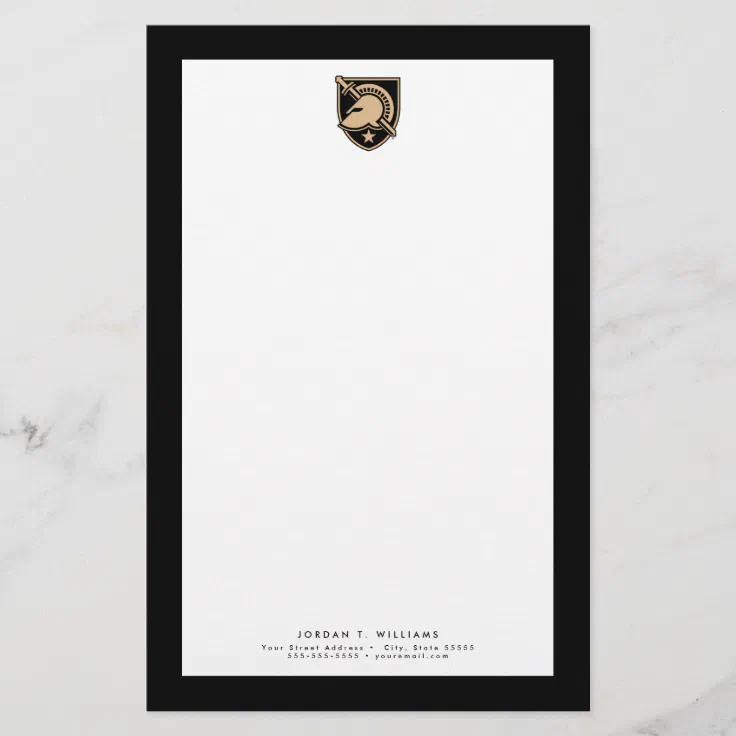 United States Military Academy Logo Stationery | Zazzle