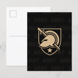 United States Military Academy Logo Watermark Invitation Postcard | Zazzle