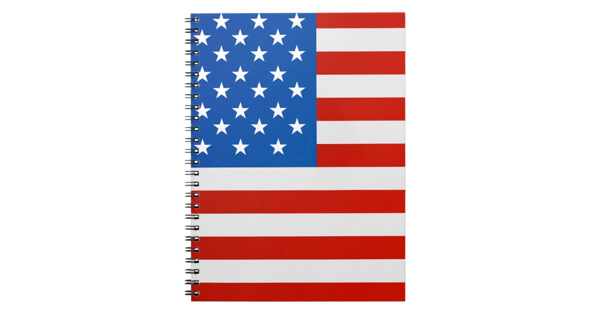 United states national flag notebook | Zazzle