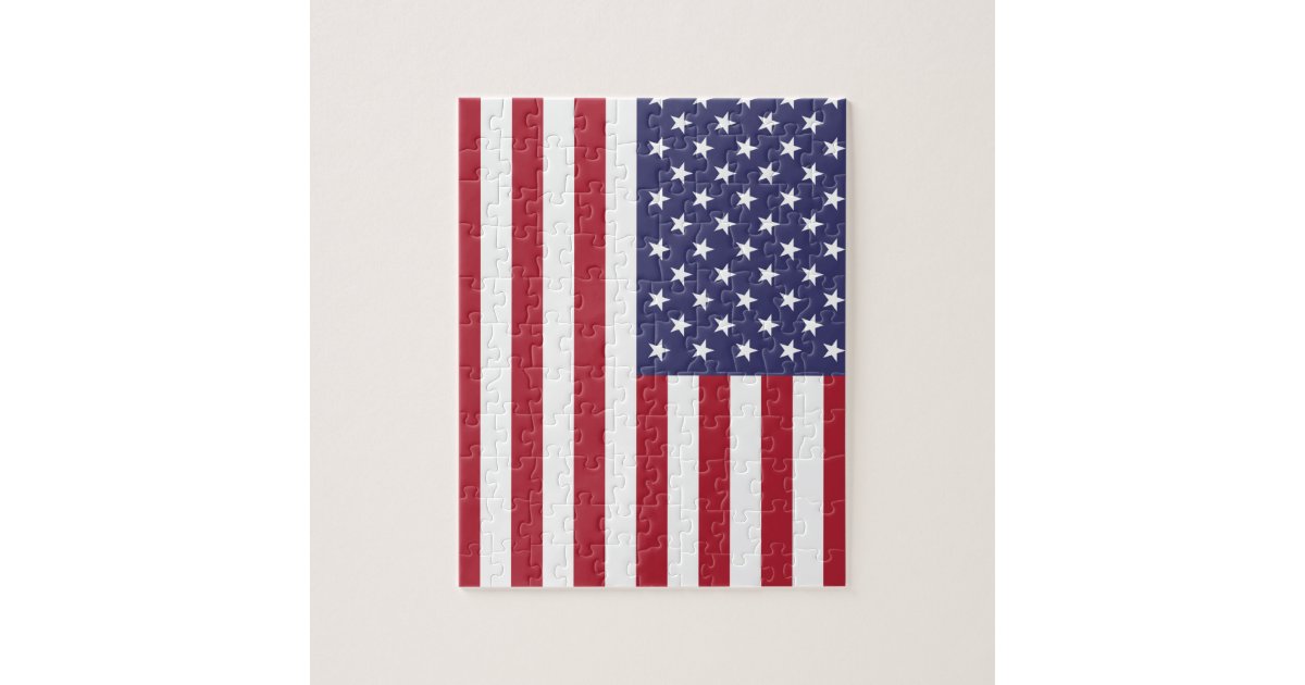 United States National World Flag Jigsaw Puzzle | Zazzle