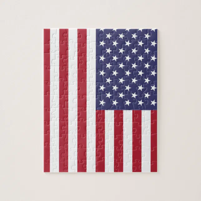 United States National World Flag Jigsaw Puzzle | Zazzle