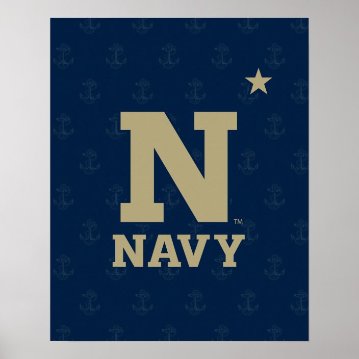 United States Naval Academy Logo Watermark Poster | Zazzle.com