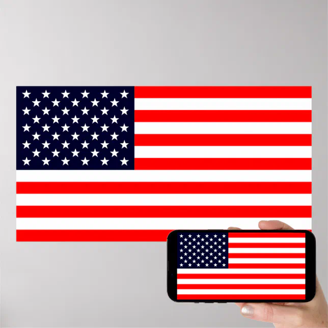 United States of America flag Poster | Zazzle