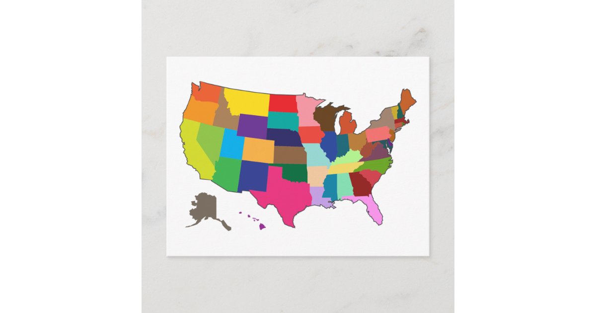 United States of America Postcard | Zazzle