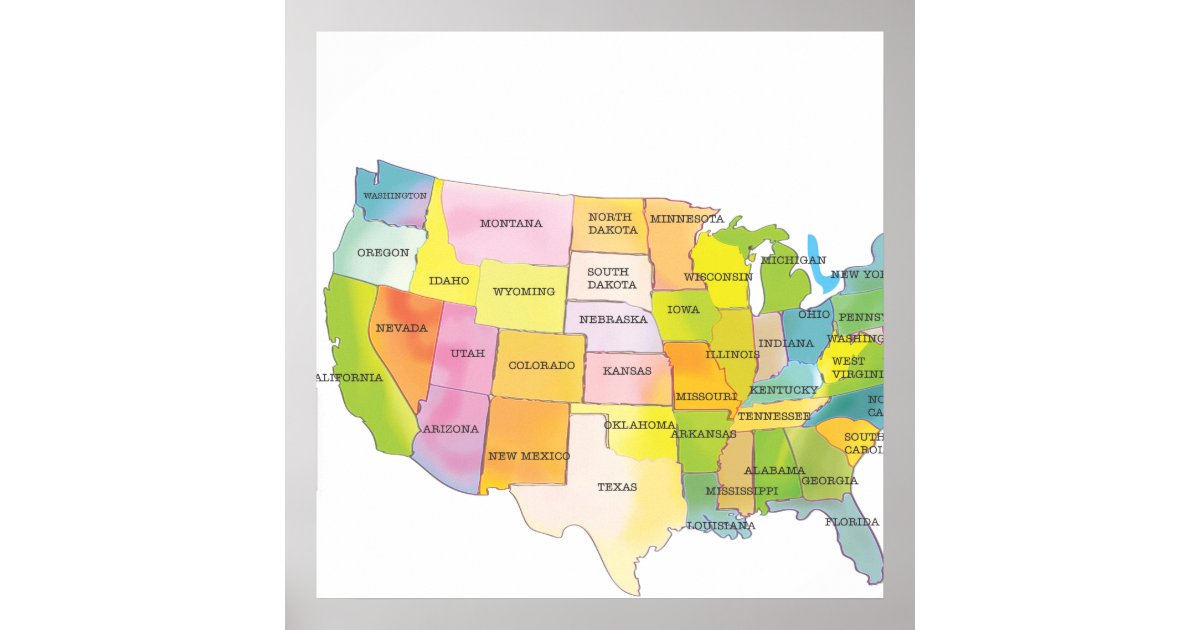 United States Of America Poster | Zazzle