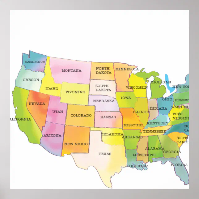 United States Of America Poster | Zazzle
