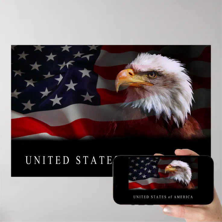 UNITED STATES PATRIOTISM SYMBOLS POSTER | Zazzle