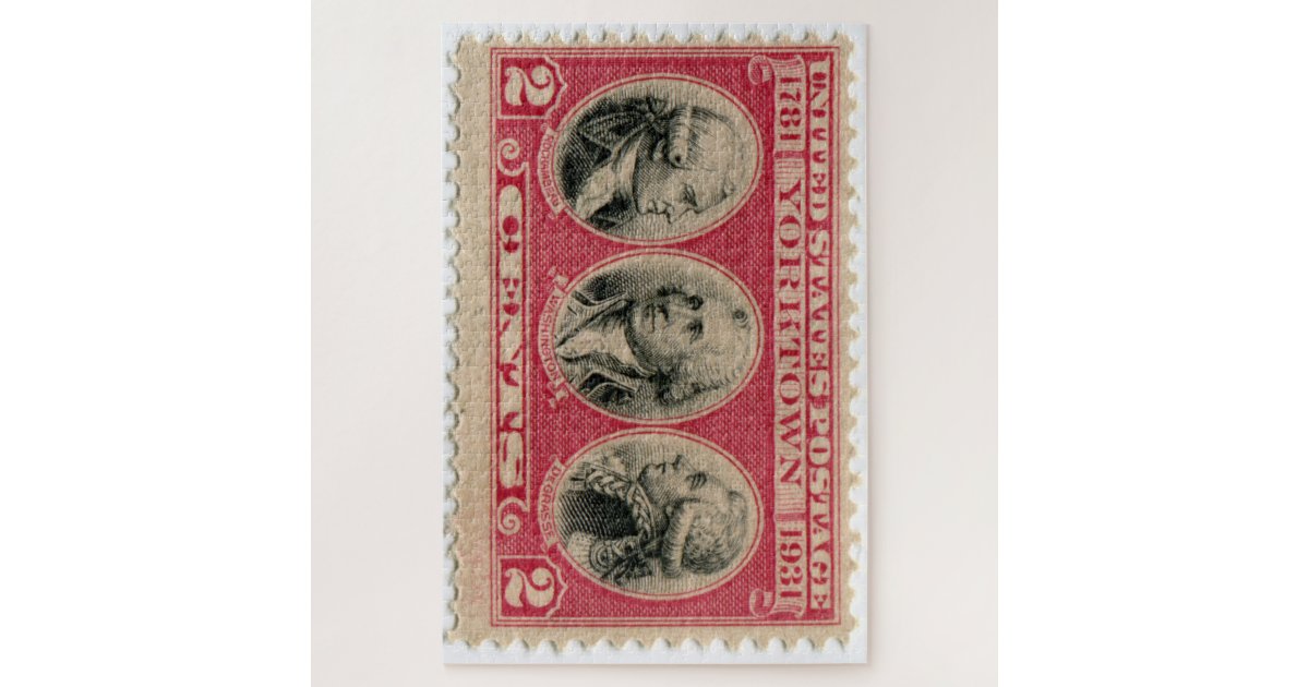 United States Postage Stamp Jigsaw Puzzle | Zazzle