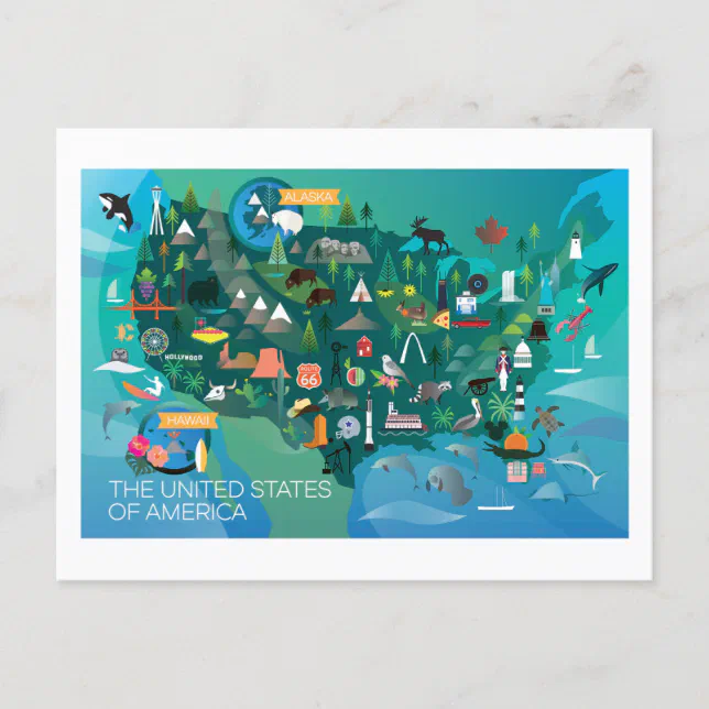 United States Postcard | Zazzle