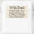 United States Preamble Rectangular Sticker | Zazzle