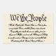 United States Preamble Rectangular Sticker | Zazzle