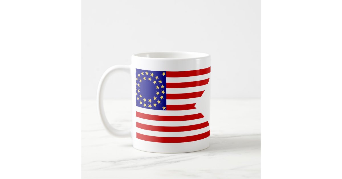 United States Seventh Cavalry Battle Guidon Flag Coffee Mug | Zazzle