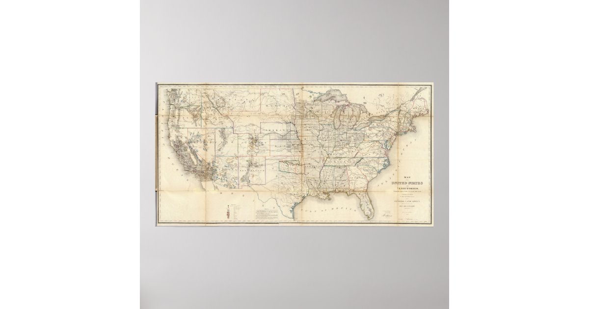 United States, Territories Poster | Zazzle