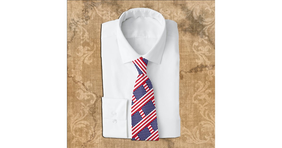 United States Ties, American Flag fashion USA Neck Tie | Zazzle