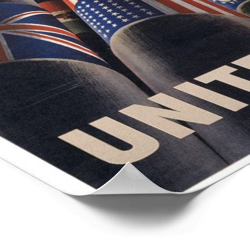 United We Are Strong Poster | Zazzle