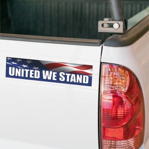 United We Stand - America Bumper Sticker | Zazzle