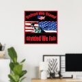 United We Stand Divided We Fall Poster | Zazzle
