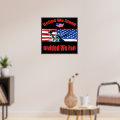 United We Stand Divided We Fall Poster | Zazzle