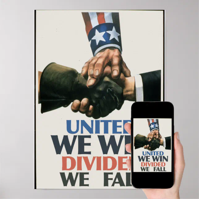 United We Win Unions Poster | Zazzle