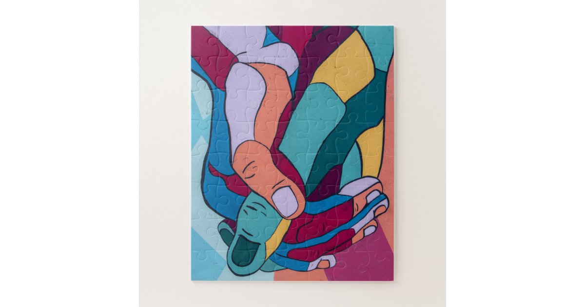 Unity in Diversity holding hands puzzle. Jigsaw Puzzle | Zazzle
