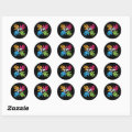 Unity, Love, Peace, Prosperity Classic Round Sticker | Zazzle