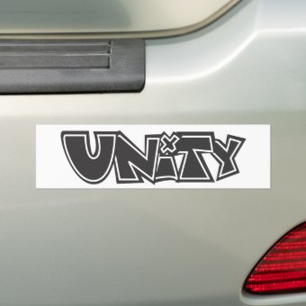 Unity (Operation Ivy Style) Bumper Sticker | Zazzle
