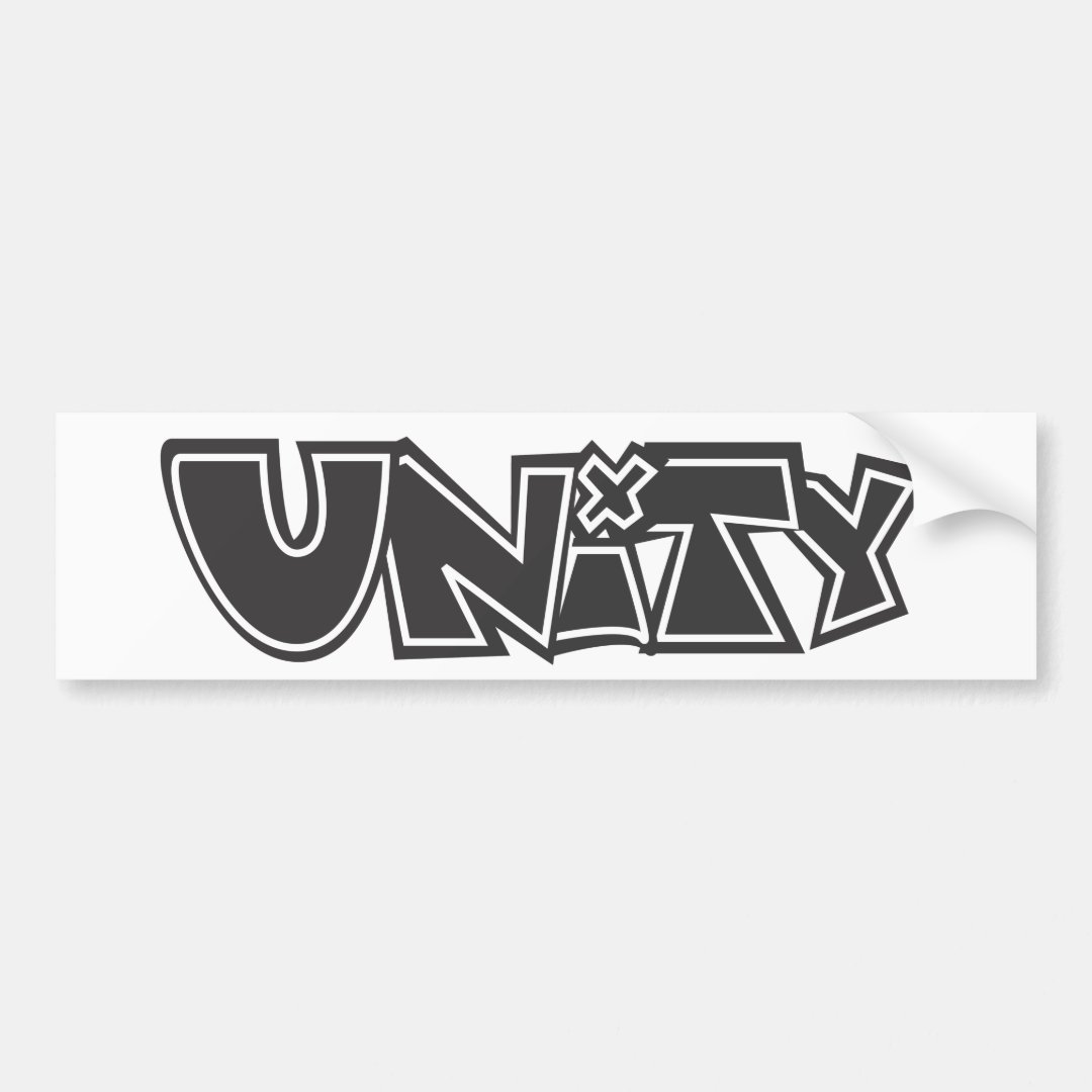 Unity (Operation Ivy Style) Bumper Sticker | Zazzle
