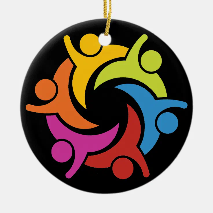Unity - Teamwork - SRF Ceramic Ornament | Zazzle