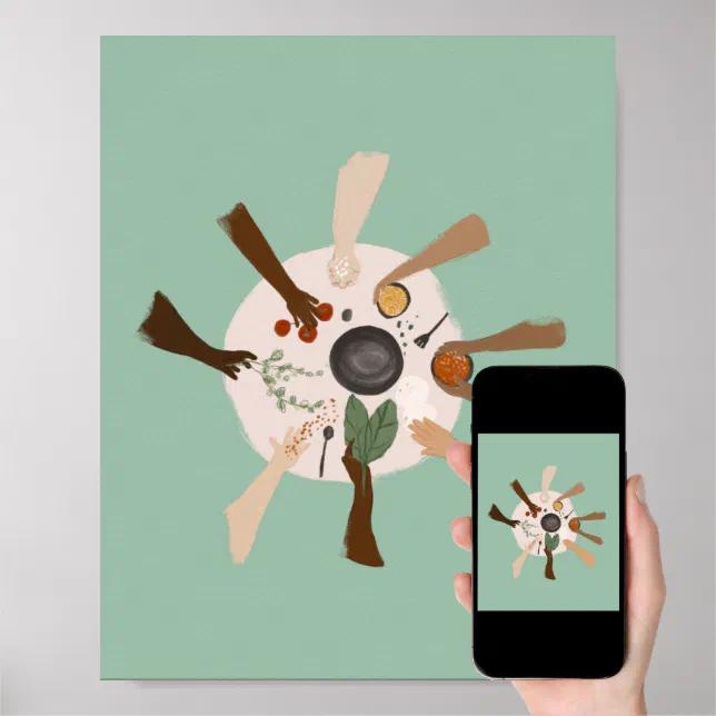 Unity through Diversity and Community Poster | Zazzle