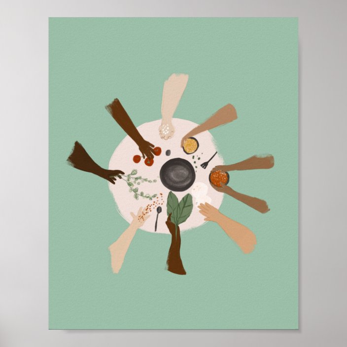 Unity through Diversity and Community Poster | Zazzle.com