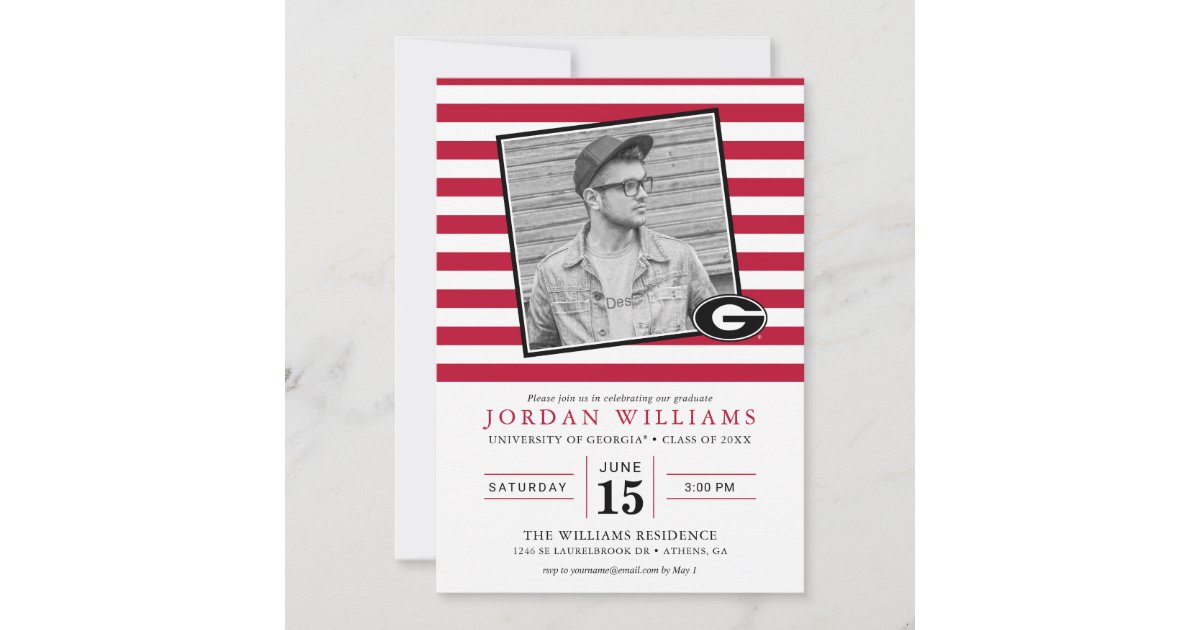 Univeristy of Georgia Graduation Announcement | Zazzle