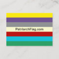 Universal Patriarch Flag Crowned Business Cards | Zazzle