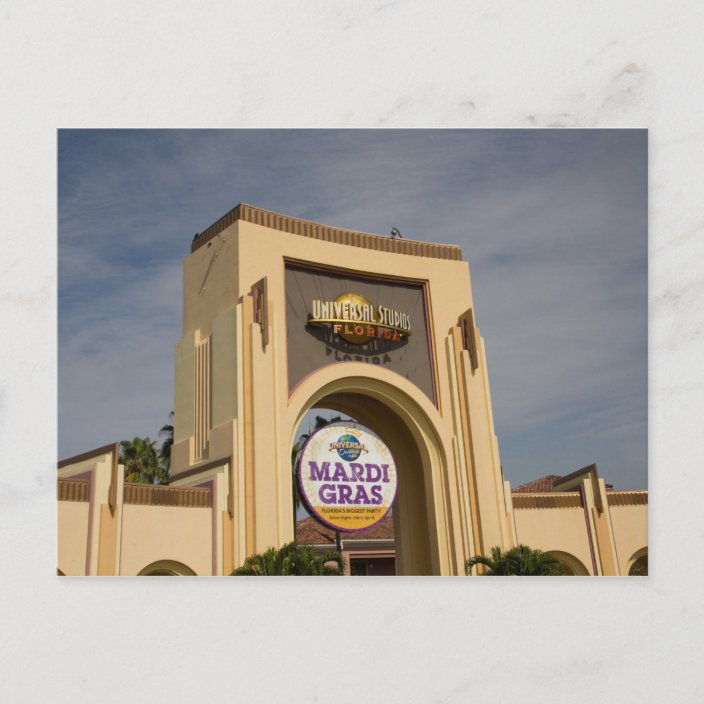 Universal Studios, Orlando Entrance postcard | Zazzle.com