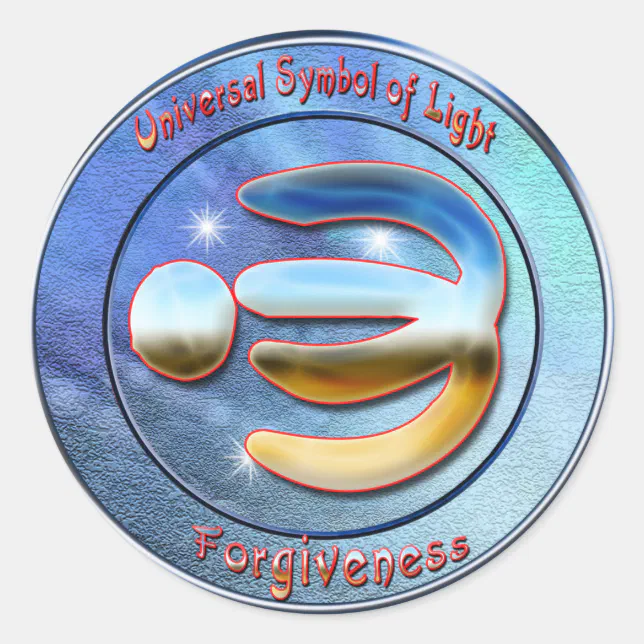 Universal Symbol of Forgiveness Classic Round Sticker | Zazzle