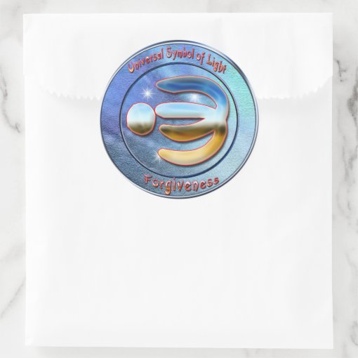 Universal Symbol of Forgiveness Classic Round Sticker | Zazzle