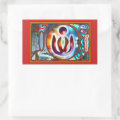 Universal Symbol of Forgiveness Rectangular Sticker | Zazzle