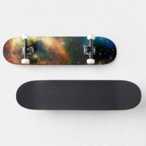 Universe Milky Way Night Sky with Stars Skateboard | Zazzle