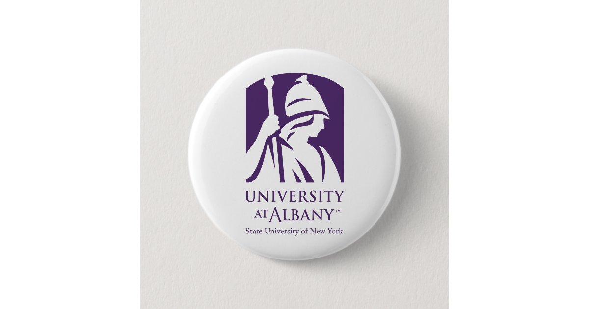University at Albany Iconic Logo Button | Zazzle