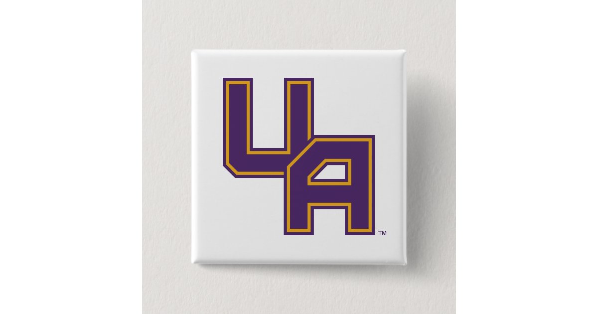University at Albany Initials Logo Button | Zazzle