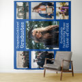 University Blue Congratulations Graduates Photo Tapestry | Zazzle