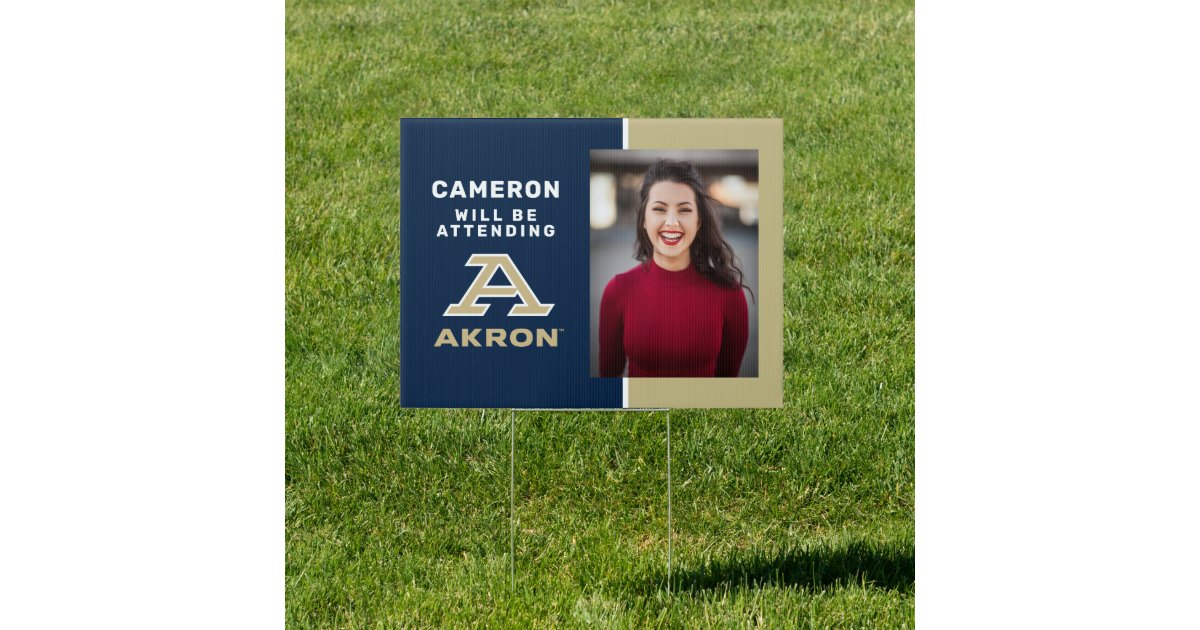 University of Akron | A Akron Sign | Zazzle