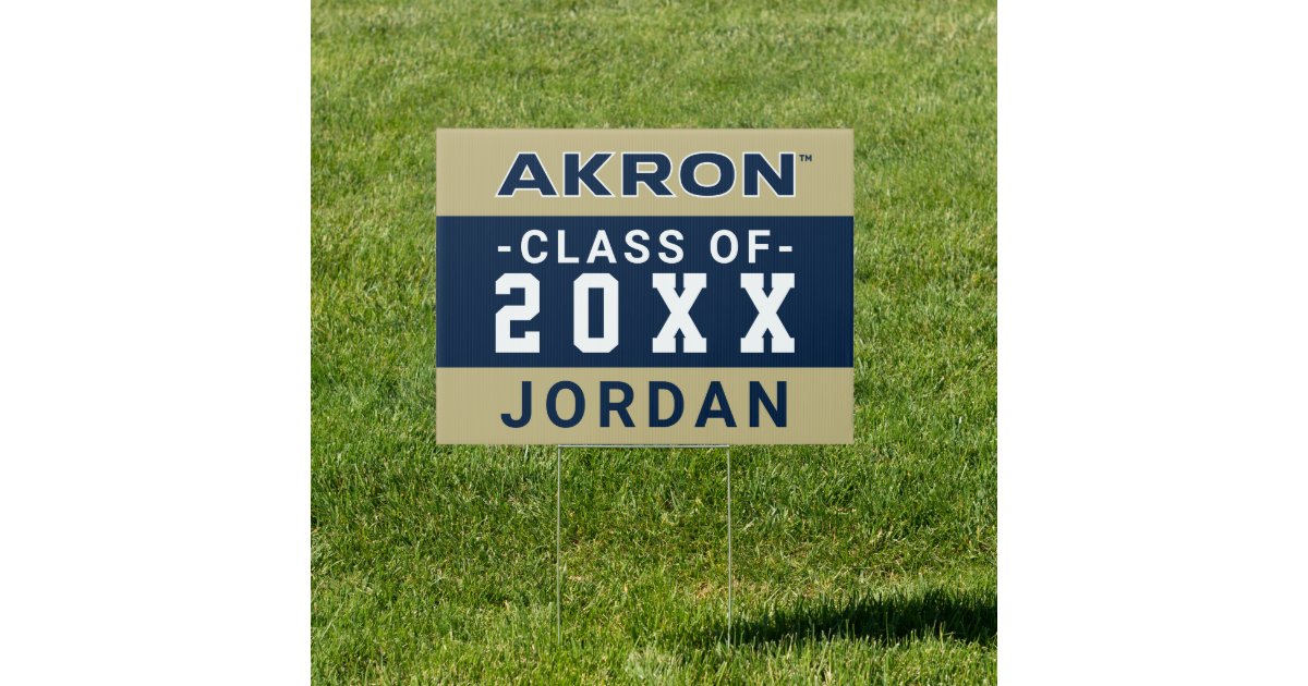 University of Akron | Akron Sign | Zazzle