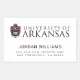 University of Arkansas Official Logo Rectangular Sticker | Zazzle